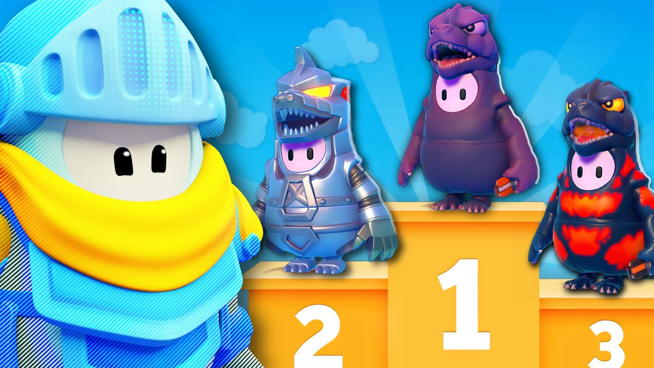 Fall Guys GODZILLA Challenge! - YouTube
