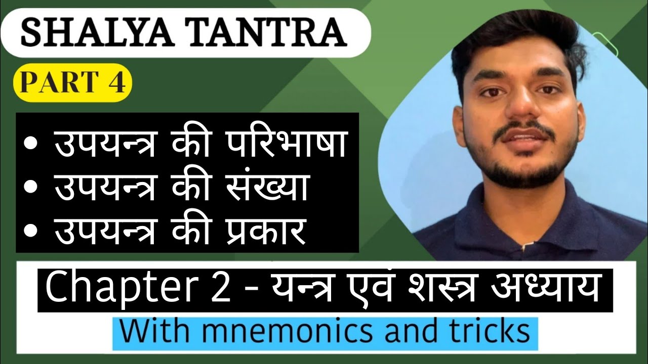 Upyantra | Upyantra ki paribhasha, sankhya, prakar | Yantra ...