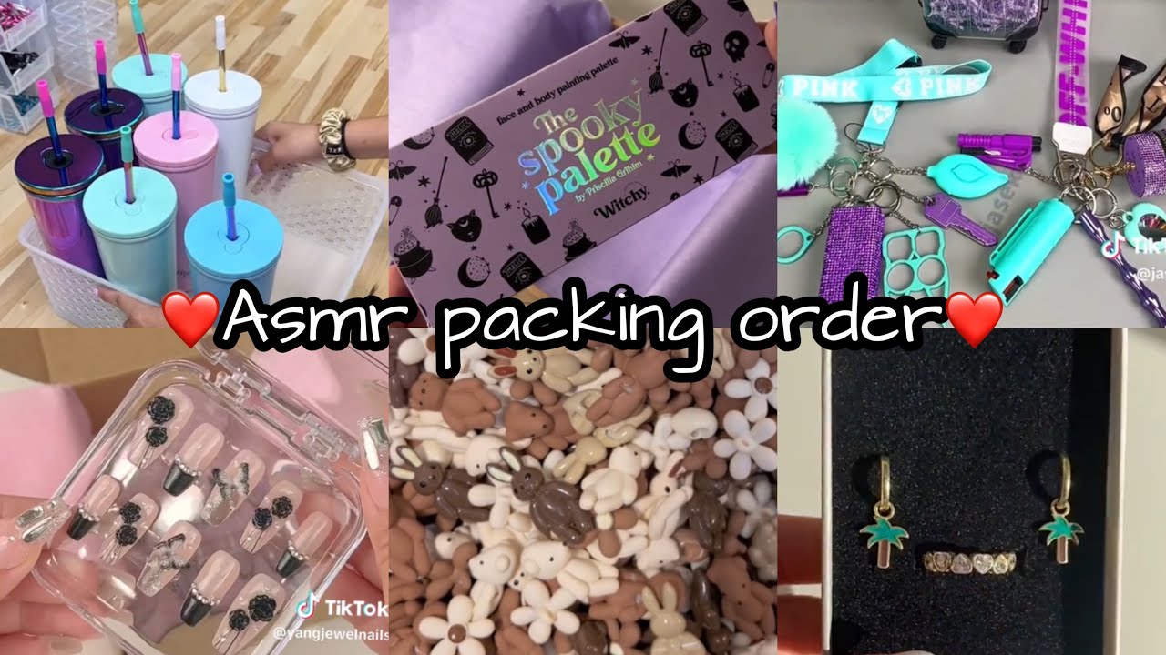 Asmr packing order #17 | Tik tok complilation | Asmr luna - YouTube