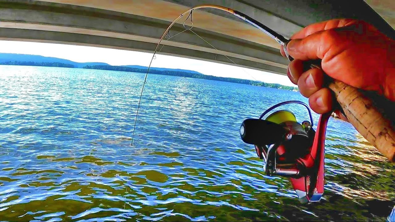 FANTASTIC SUMMERTIME TACTIC!!! Bridge Fishing For Crappie! (Complete ...