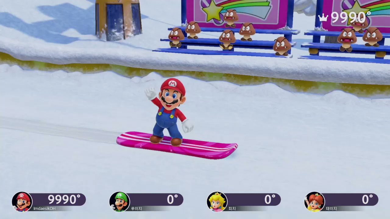 Mario Party Superstars - Snow Whirled 9990 Points - YouTube