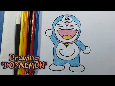 How to draw Doraemon / menggambar Doraemon - YouTube