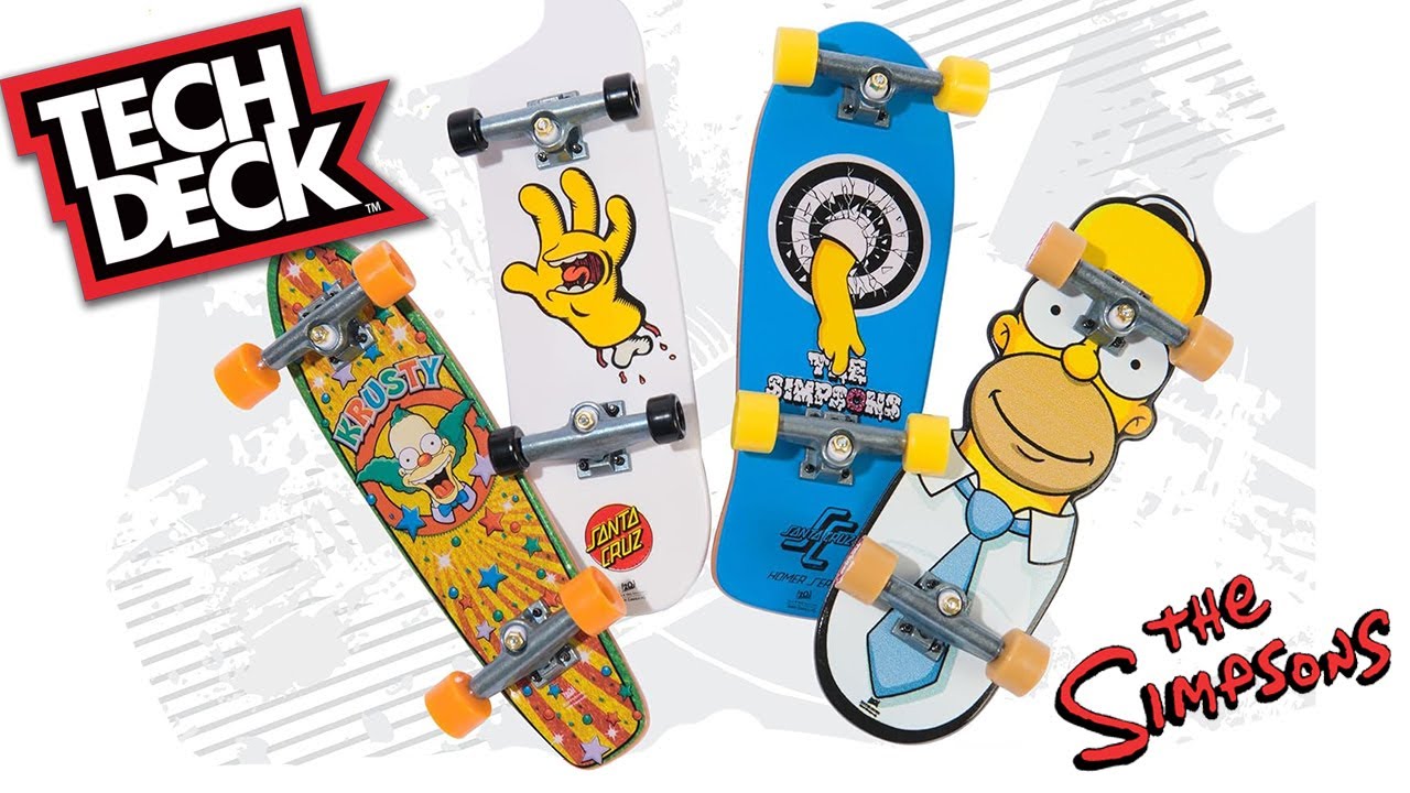 The Simpsons Tech Decks are here!!! - YouTube