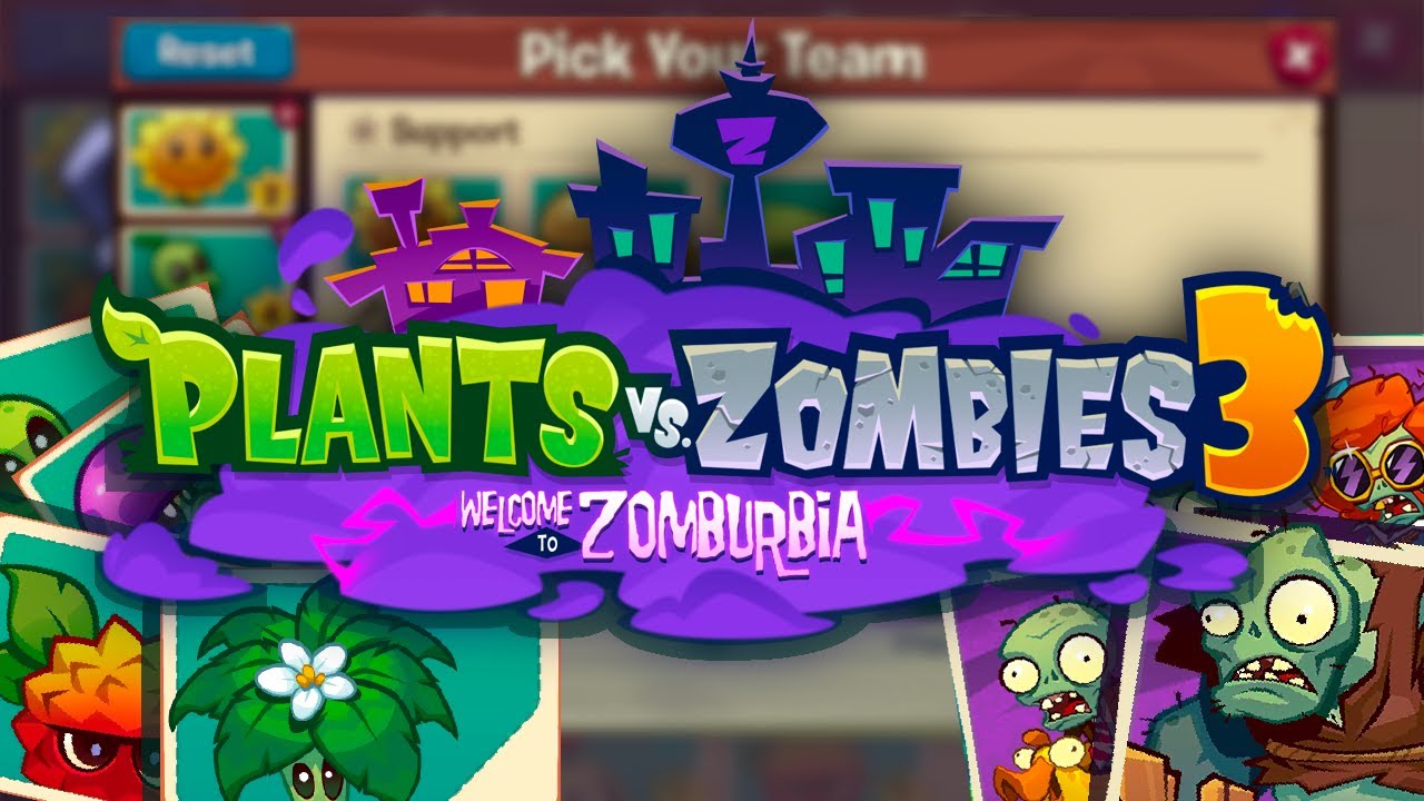 Plants vs. Zombies 3: Welcome to Zomburbia - Pick a Plant! - YouTube