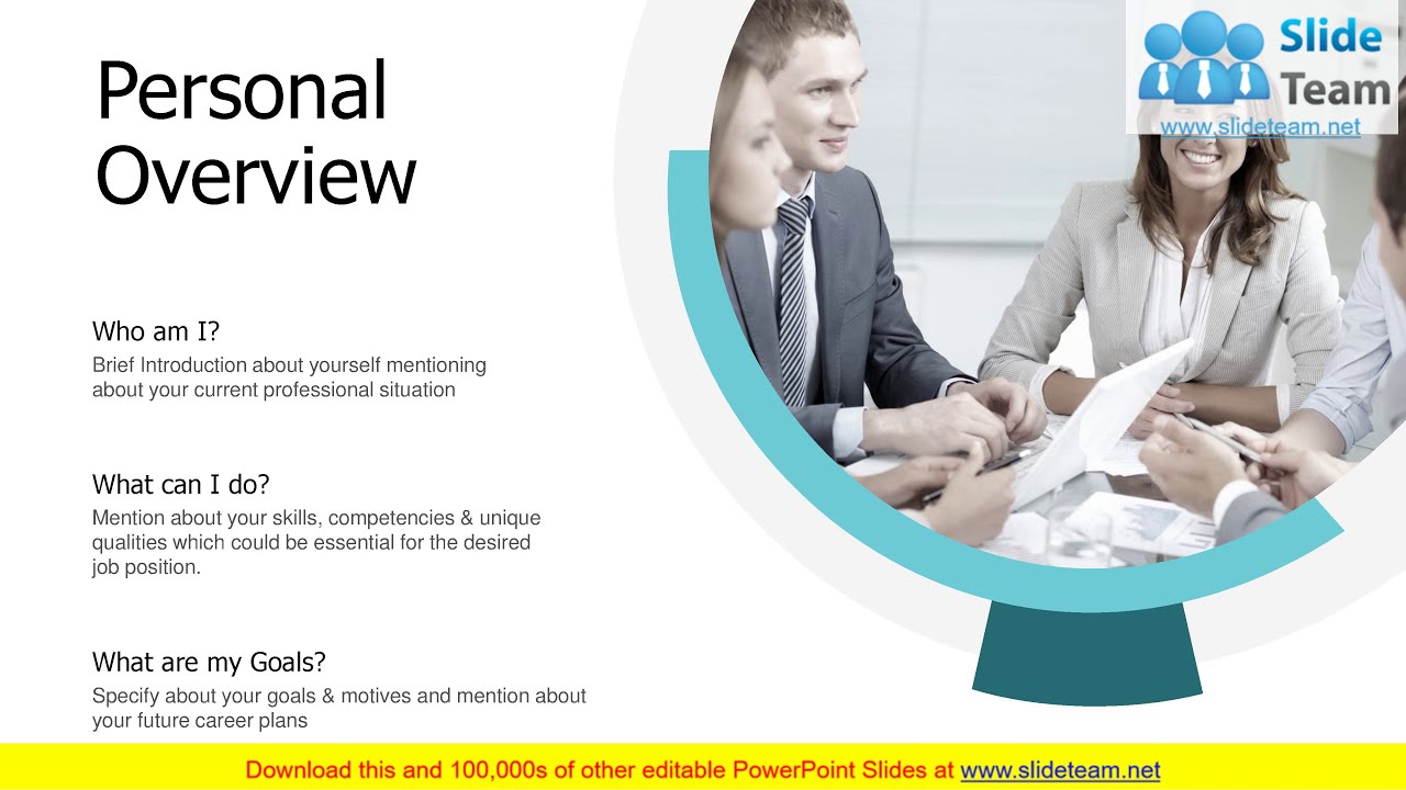 Self Promotion Presentation PowerPoint Presentation Slides - YouTube