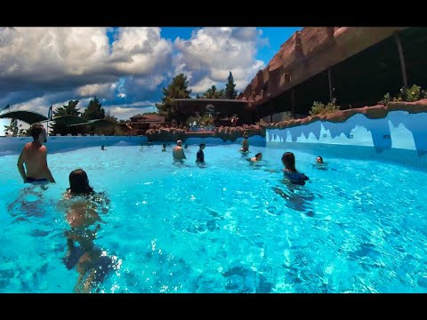 [4k] Wave pool at Adaland waterpark in Kuşadası, Aydın, Turkey