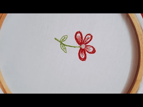 Normal sewing machine embroidery easy tutorial - YouTube