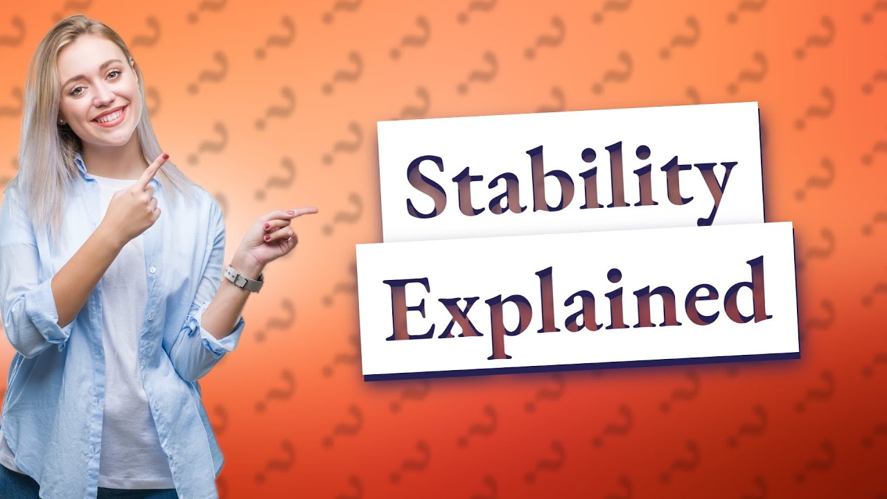 What is the difference between stable and unstable objects? - YouTube