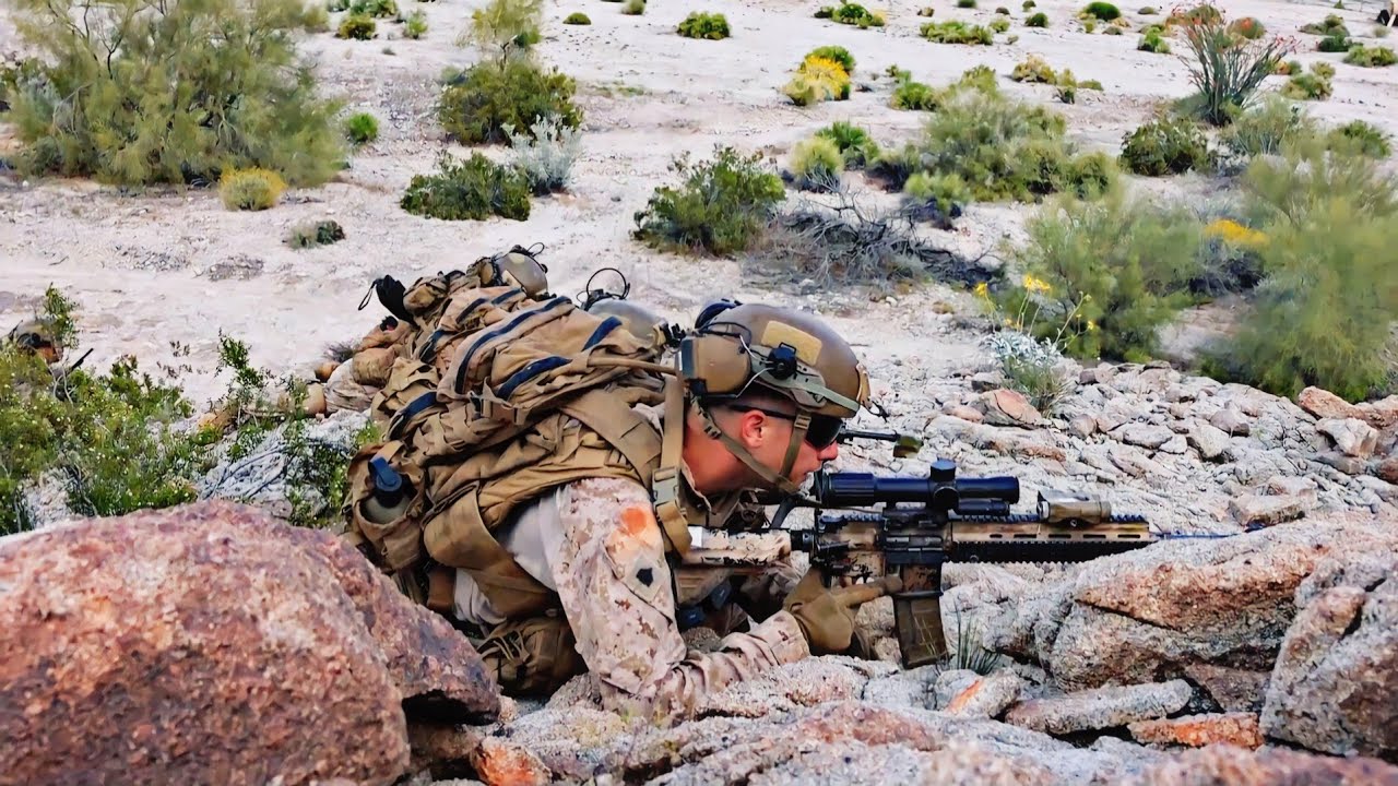 US Marines Take Offense Tactics In 2024 Mock Attack - YouTube