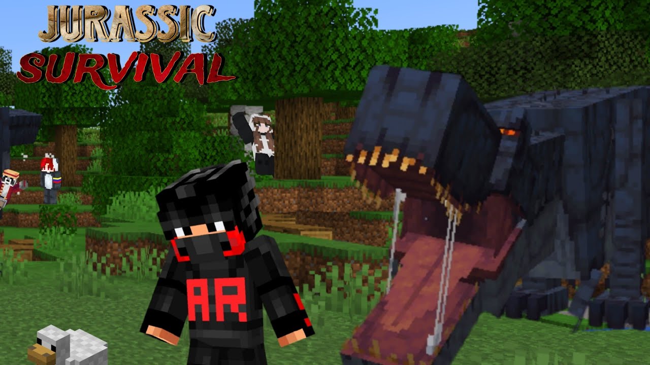 Jurassic Minecraft (Sobreviviendo a un mundo con dinosaurios en ...