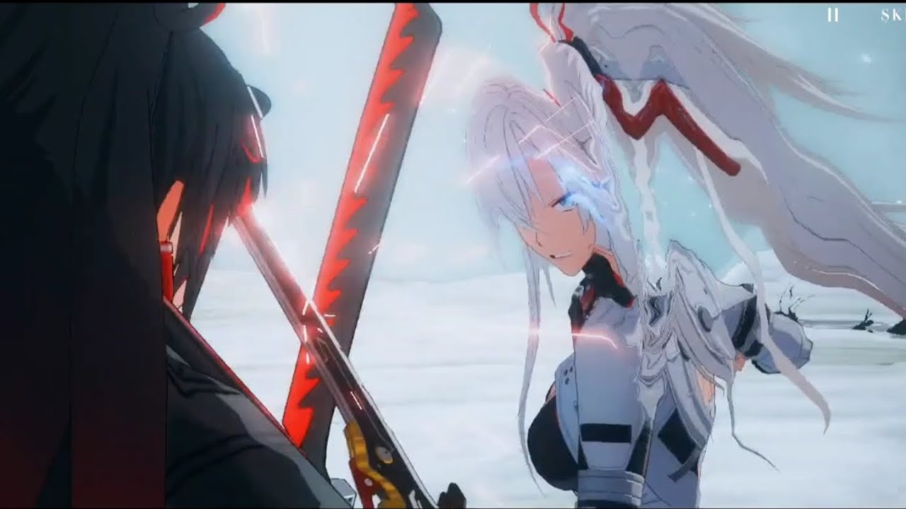 LUCIA PLUME VS ALPHA WEAVE PUNISHING GRAY RAVEN CUTSCENE - YouTube
