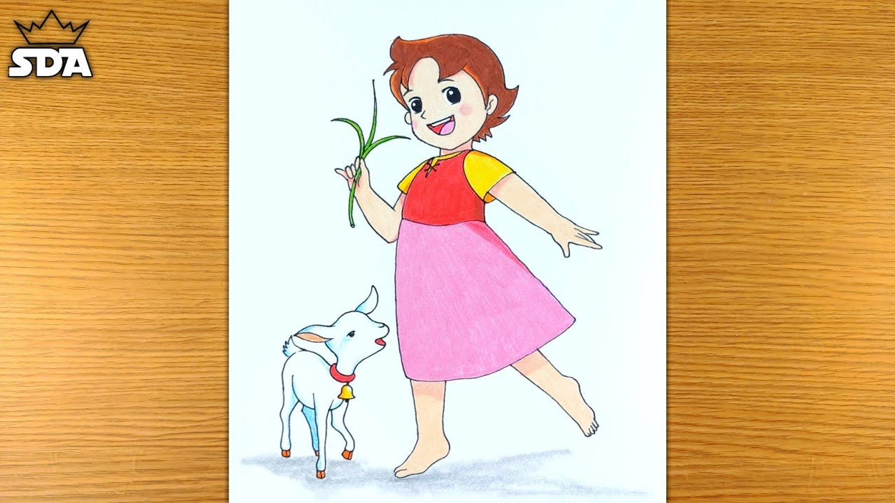 Top 123 + Heidi cartoon images for drawing - Delhiteluguacademy.com