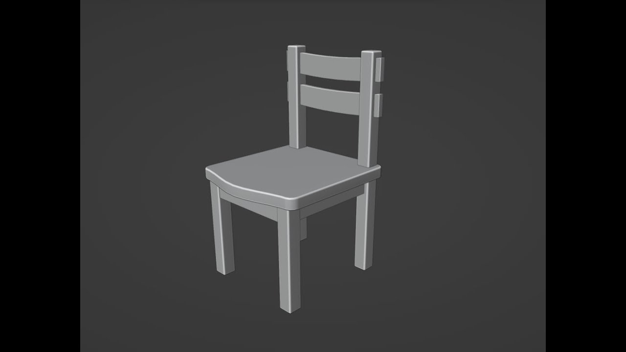 easy chair modelling in blender - YouTube