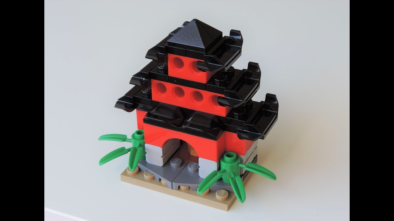 LEGO Ninjago Red Temple Mini-Build 2017 - Speed Build - YouTube