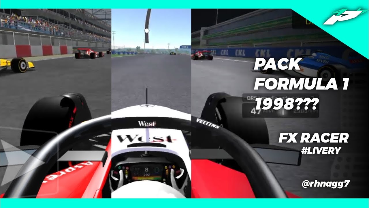 Share Livery F1 1998 For FX Racer | FX Racer - YouTube