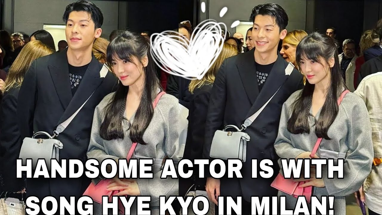 HANDSOME Actor is with SONG HYE KYO in MILAN! | Fendi 2023 | The Glory ...