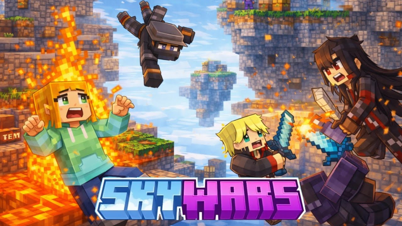 4 PROS JUGANDO AL SKYWARS - YouTube