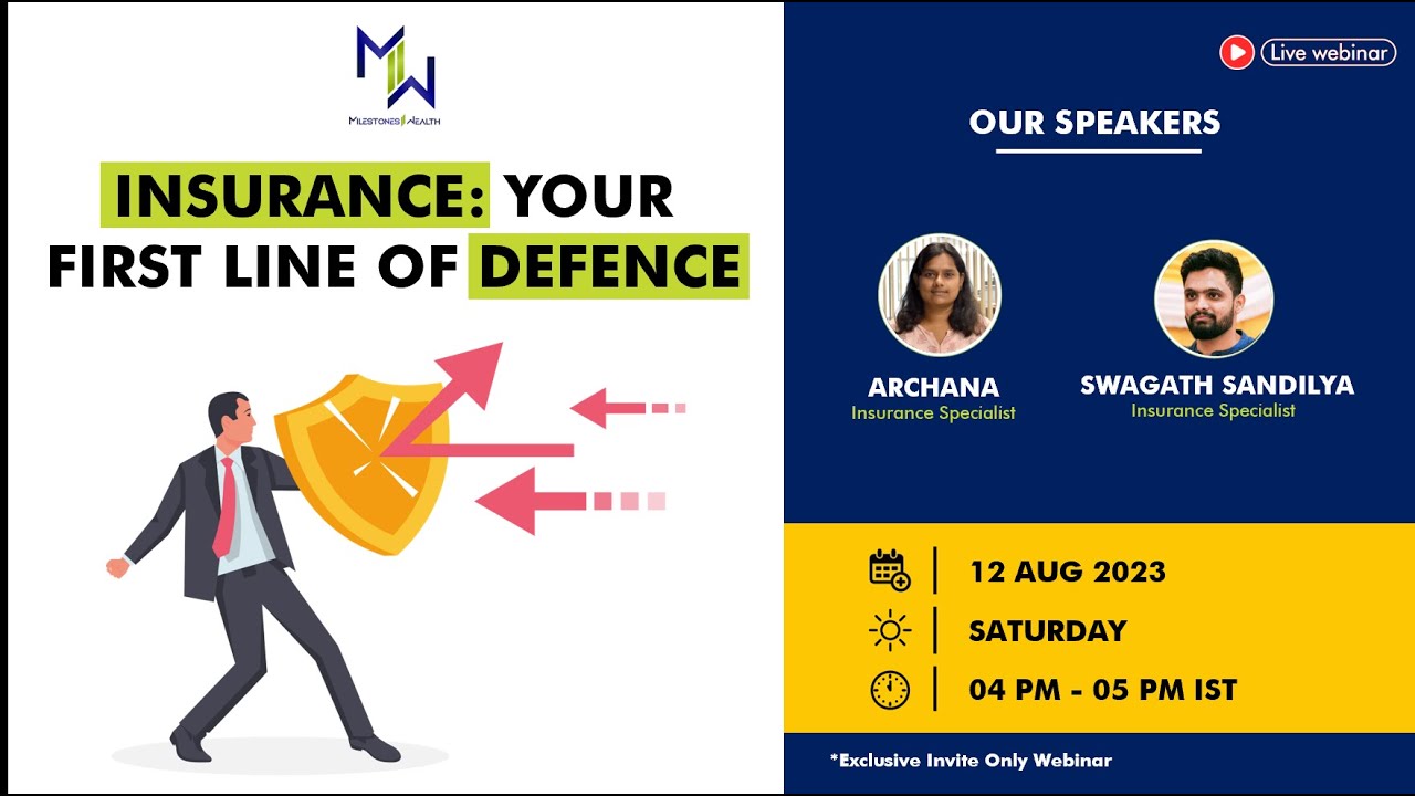 Insurance: Your First Line of Defence | Milestones2Wealth - YouTube