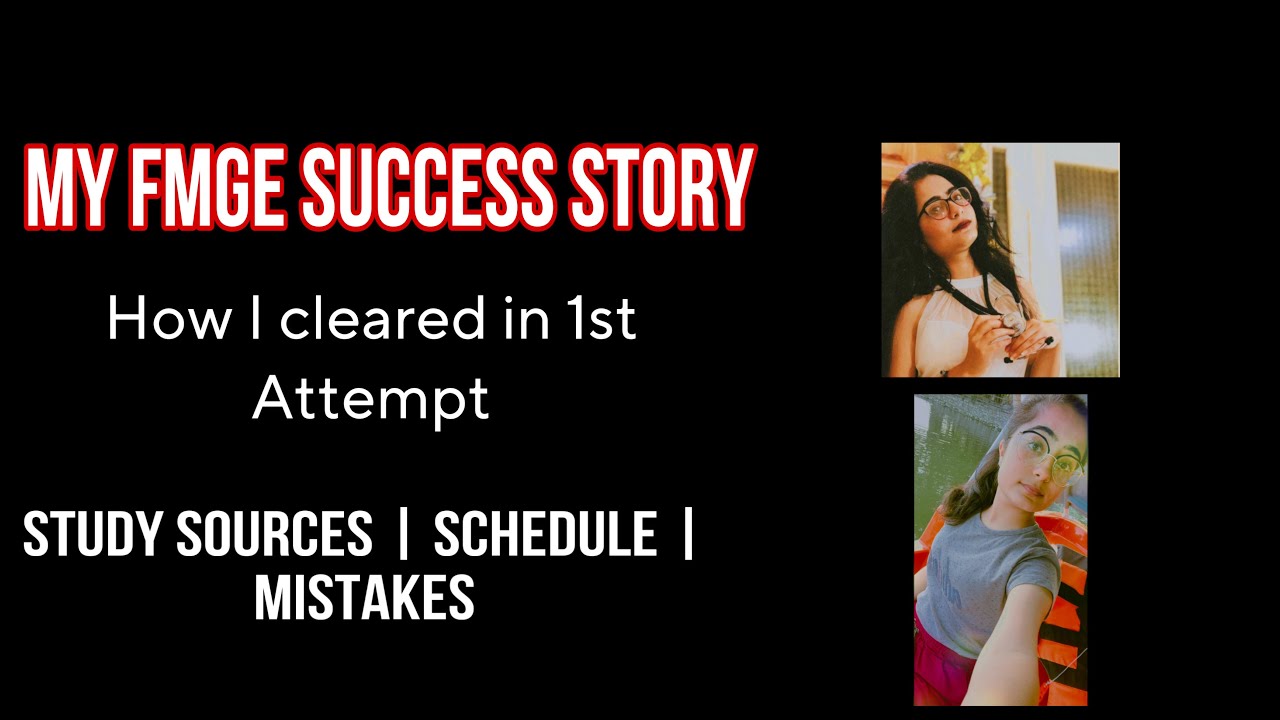 My Fmge Success Story | December 2021 | FMGE Journey | Cleared in 1st ...