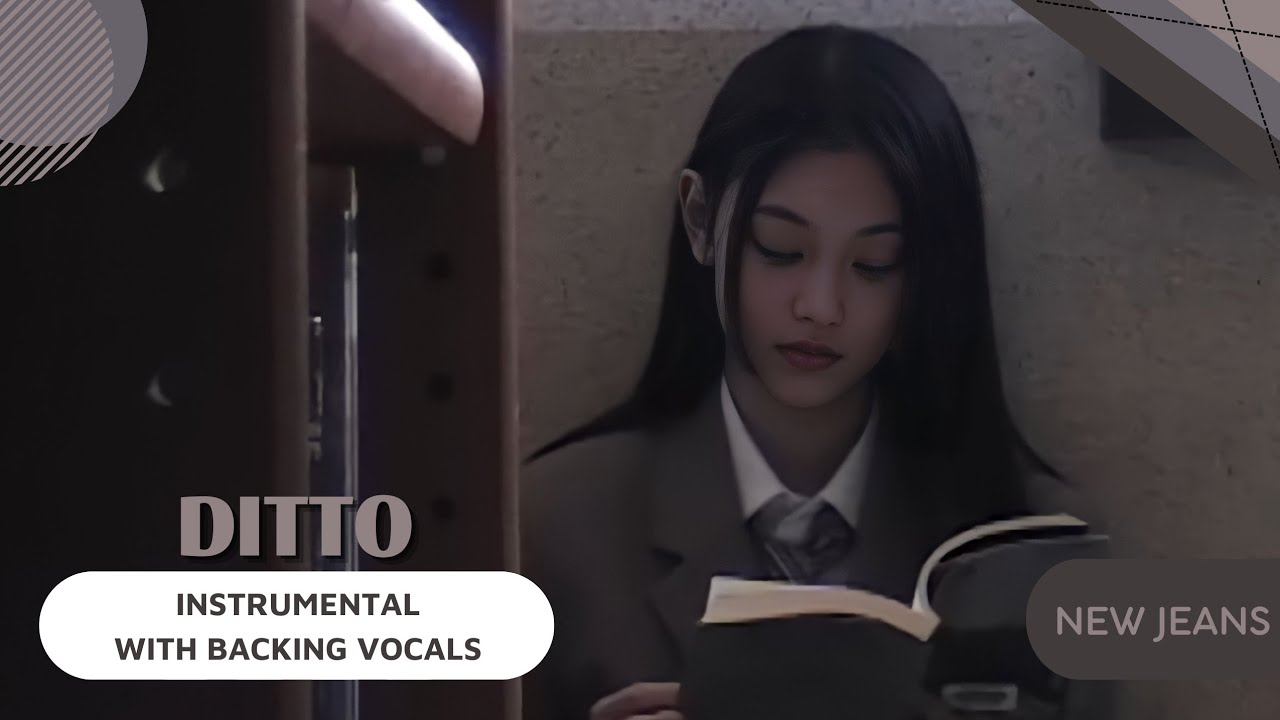 NewJeans - Ditto (Instrumental with backing vocals) |Lyrics| - YouTube
