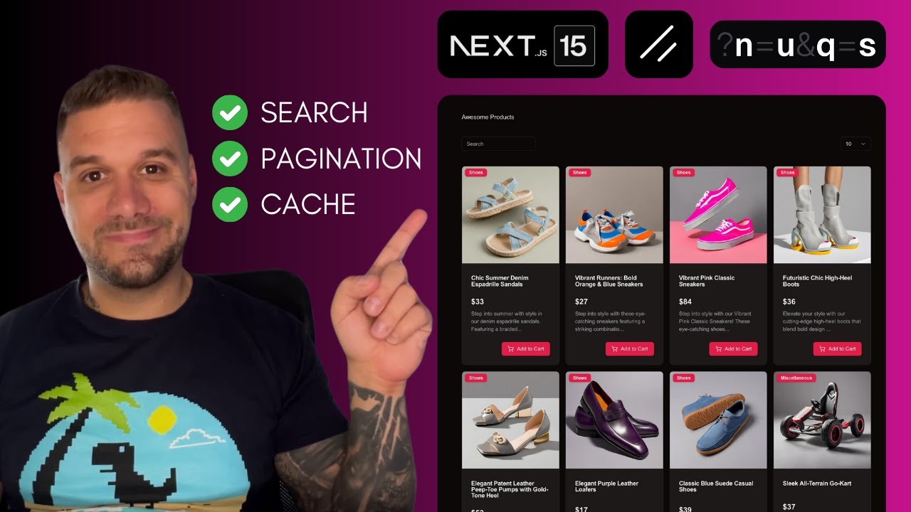How to Build a Products Page with Filters in Next.js 15 (Shadcn + Nuqs) - YouTube