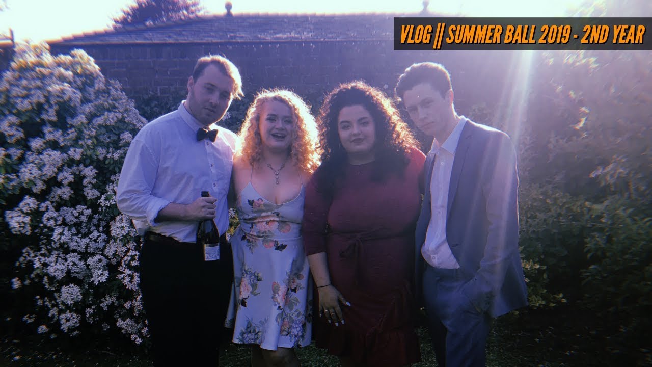 VLOG || SUMMER BALL 2019 - 2nd Year (Scouting For Girls) - YouTube