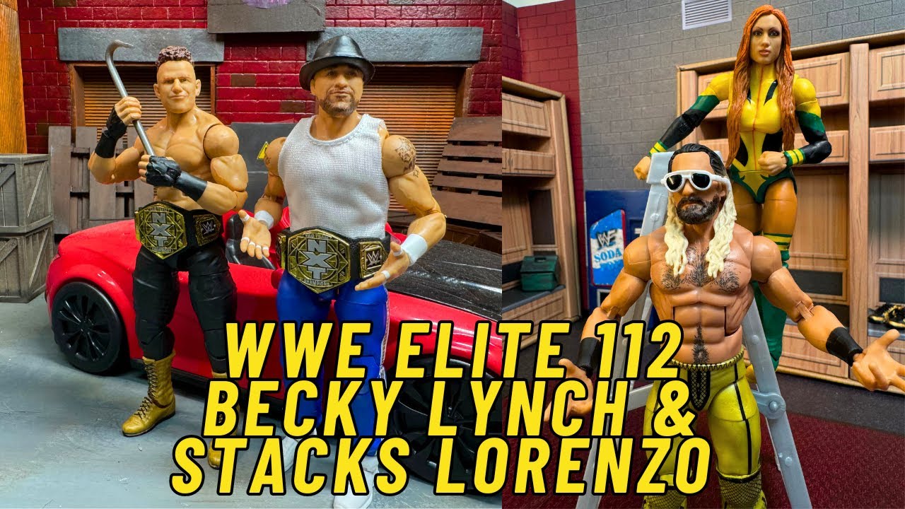 WWE Elite Series 112 Becky Lynch & Channing "Stacks" Lorenzo Figure ...