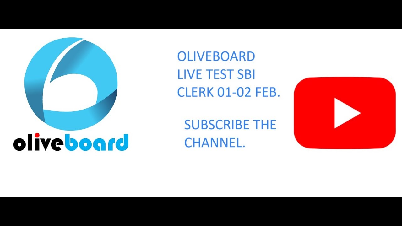 OLIVEBOARD LIVE TEST 01-02 FEB 💯💯😓😓SBI CLERK #sbiclerk #sbipo #testbook ...