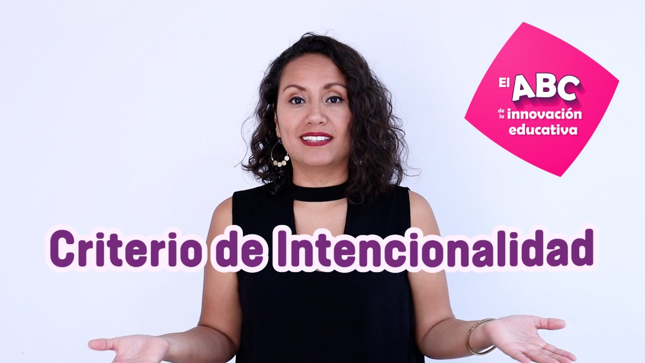 Criterio de Intencionalidad - YouTube