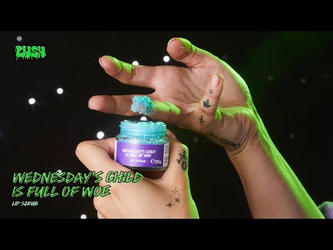 Wednesday Child is Full of Woe Lip Scrub : LUSH Halloween 2023