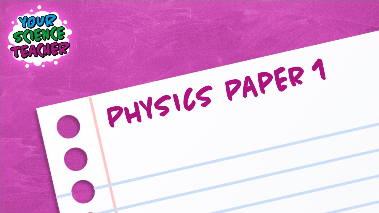 AQA GCSE Physics Paper 1 Prediction 2022 - YouTube