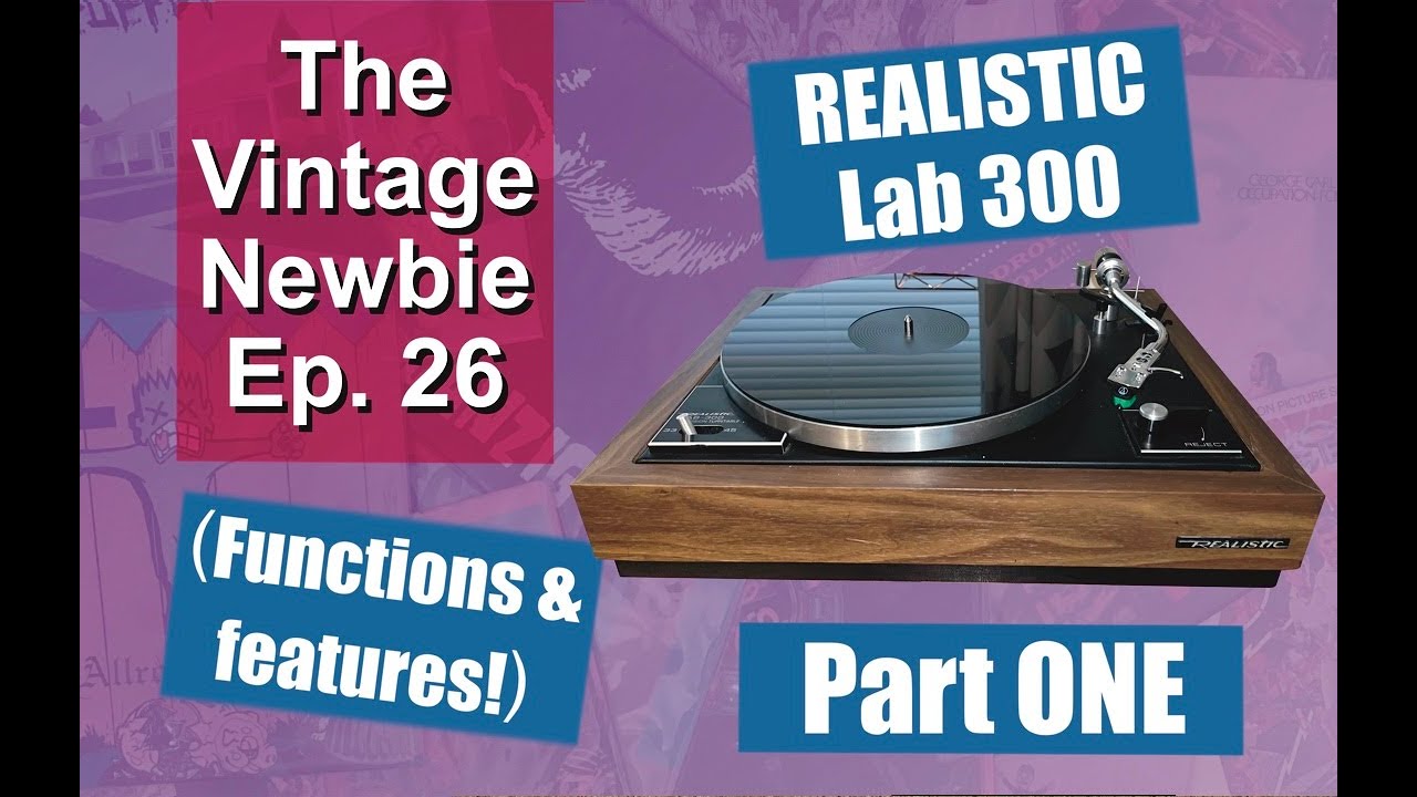 Ep. 26: Realistic Lab 300 turntable (PART 1) - YouTube
