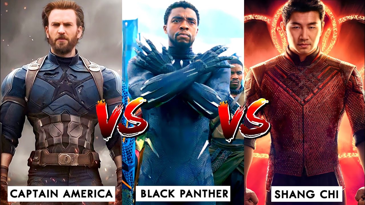 Black Panther Vs Shang-Chi Vs Captain America | Fight Comparison | BNN Review - YouTube