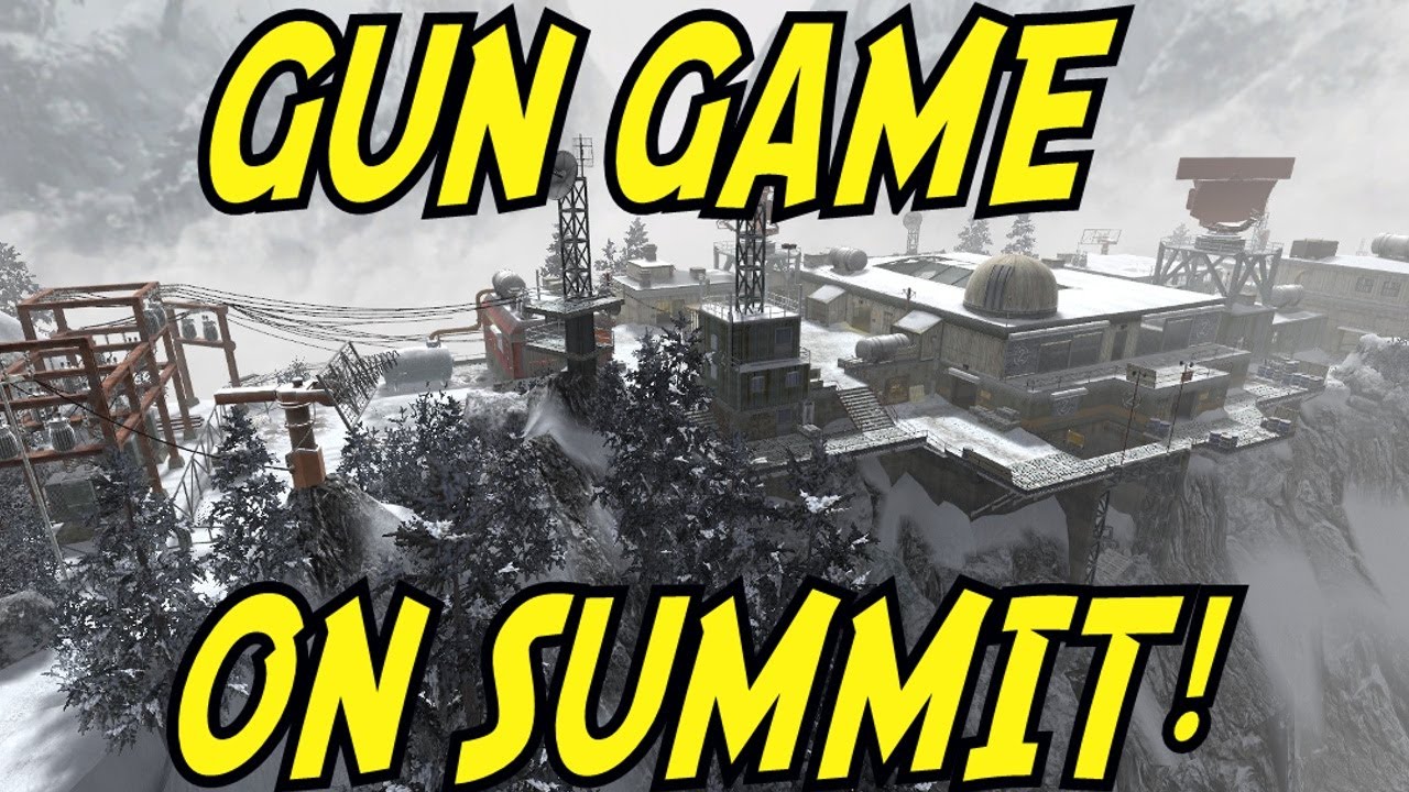 GUN GAME ON BLACK OPS SUMMIT! - Custom Zombies "SKI RESORT" (CoD WaW ...
