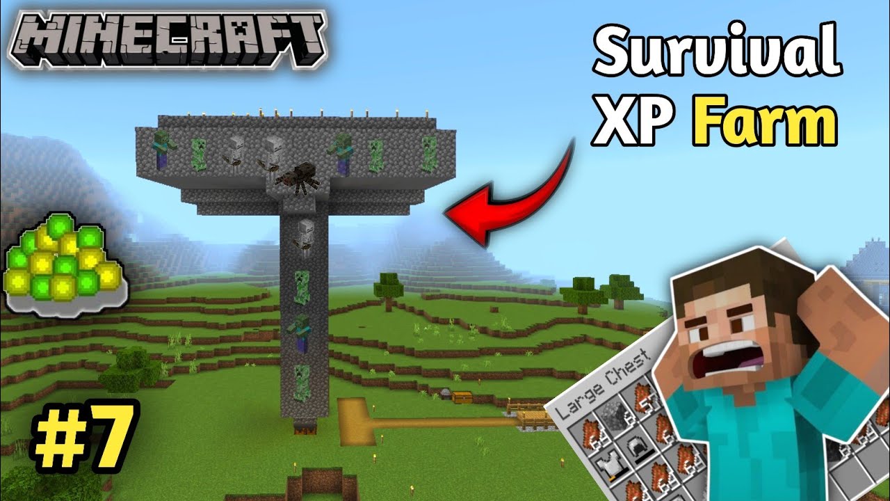 I Made Unlimited XP Farm | Minecraft Episode #7 - YouTube