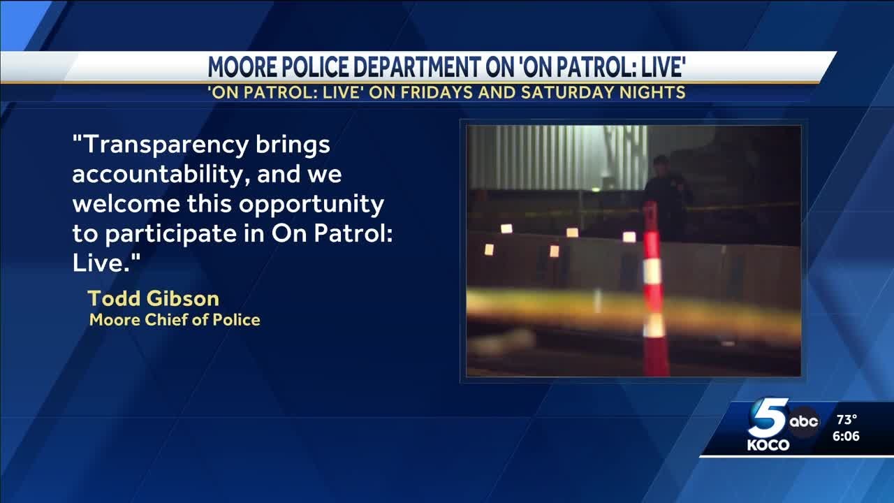 Moore Police Department to be featured on 'On Patrol: Live' starting ...