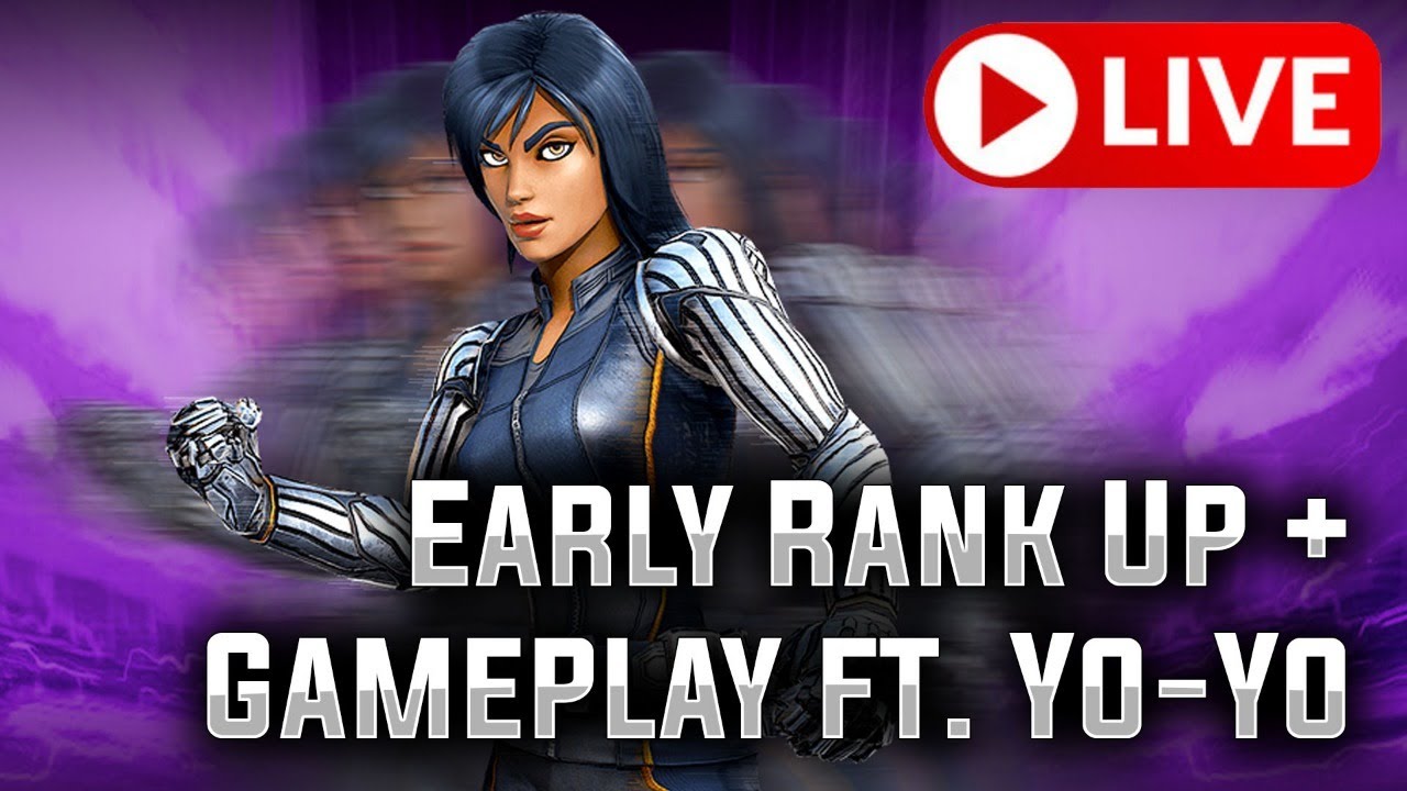 Early Rank Up + Gameplay ft. Yo-Yo - MARVEL Strike Force - MSF - YouTube