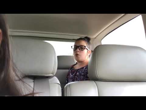 carpool karaoke with my sister