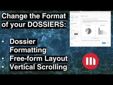 MicroStrategy Dossier Formatting: Customizing Free-form Layout and ...