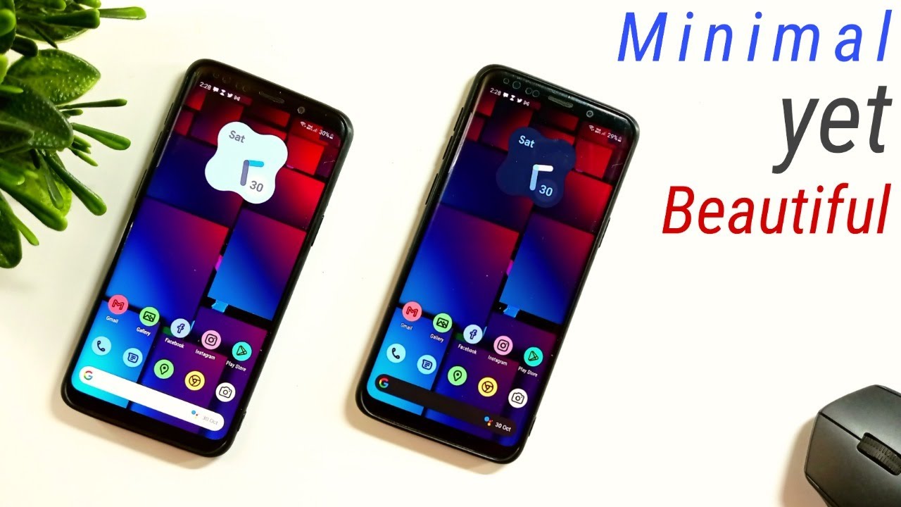 Best Minimal Android home screen setup with ANDROID 12 ICONS ( 2021 ...