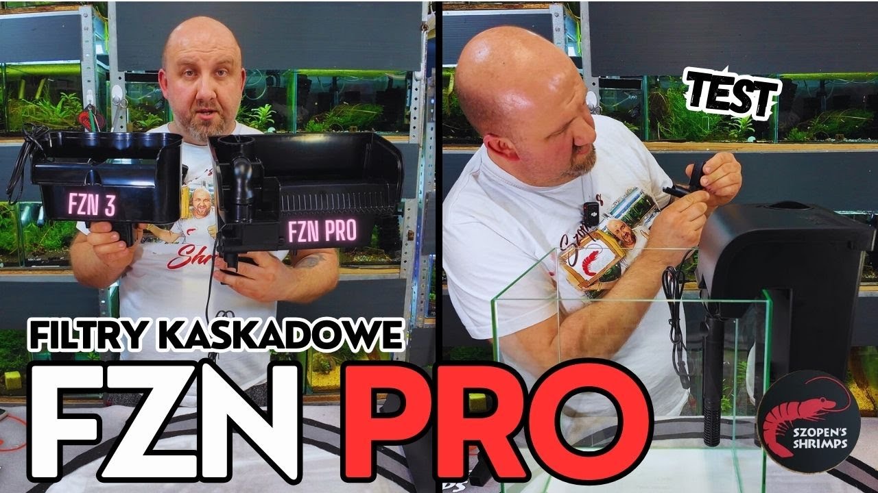 FZN PRO - FILTRY KASKADOWE AQUAEL - UNBOXING / TEST FZN PRO 400/700 ...