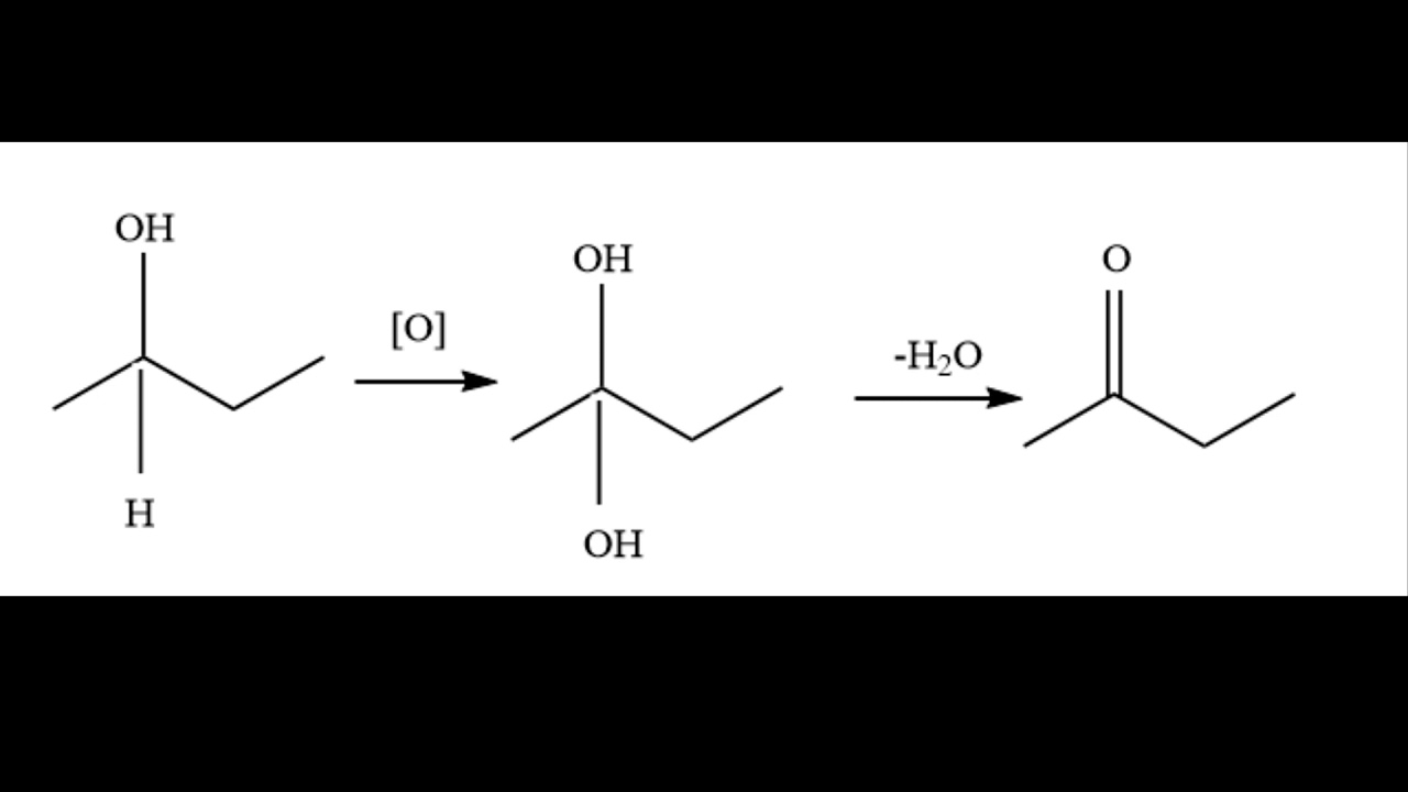 Oxidation Butan-2-ol zu Butanon - YouTube
