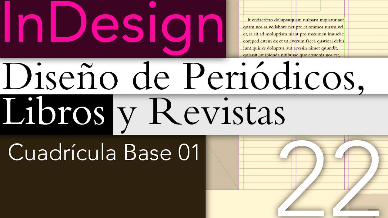 Tutorial InDesign Cuadrícula Base - YouTube