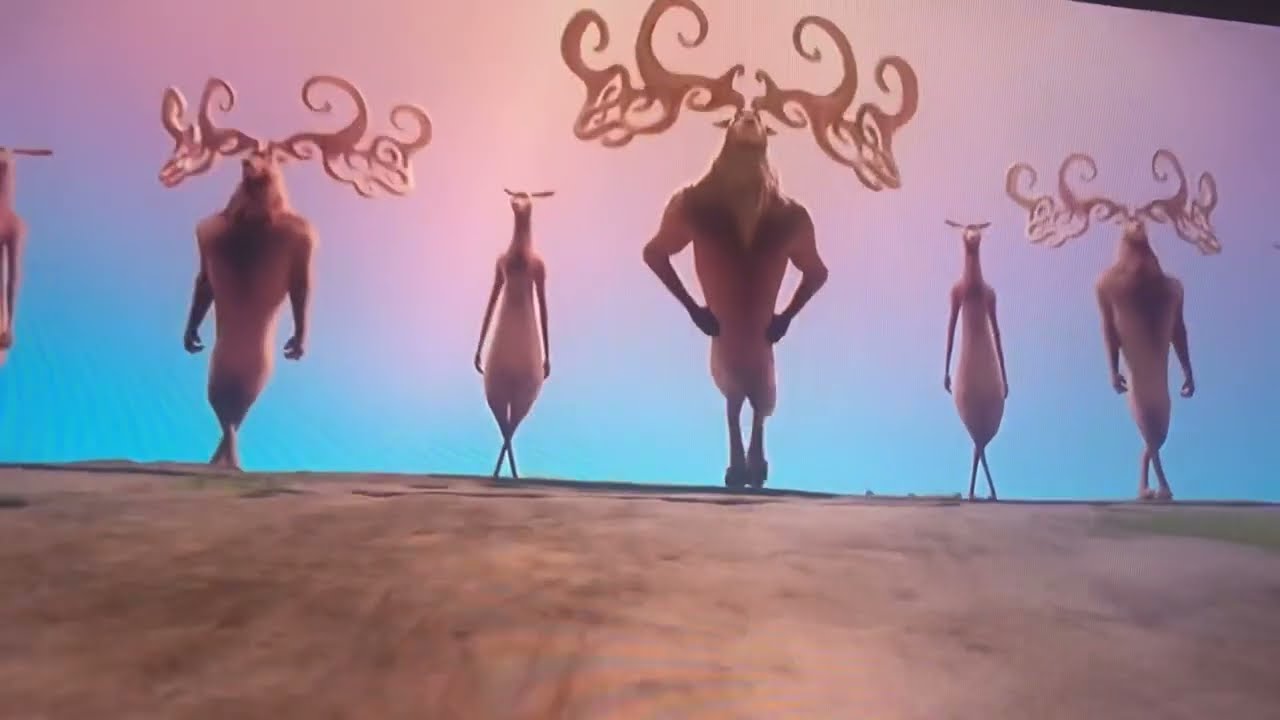 Male Deer doing a RiverDance Routine - YouTube