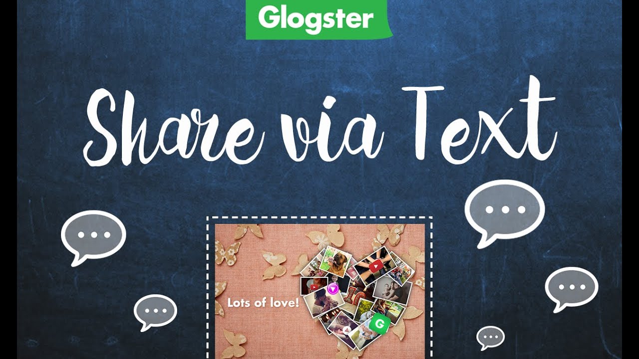 Glogster App - Sharing Posters via Text Message - YouTube