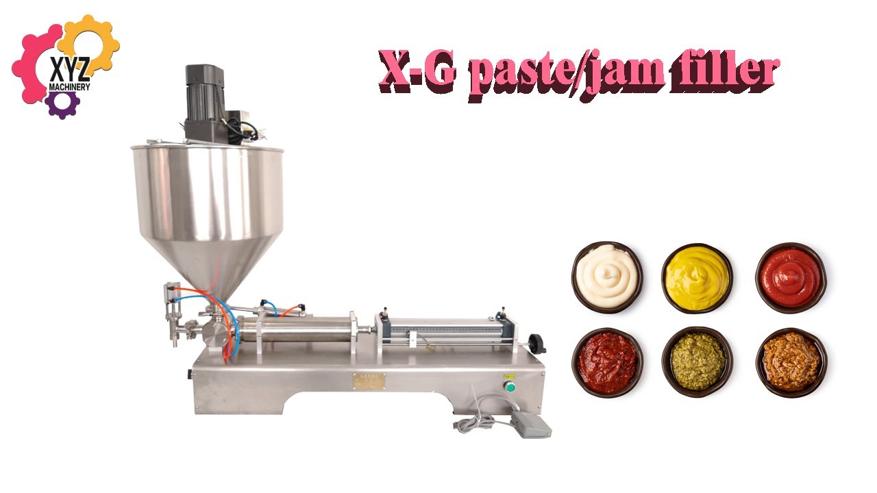 XYZ Automatic Jam Jar Filling Machine-Jam Jar Filling Machine - YouTube