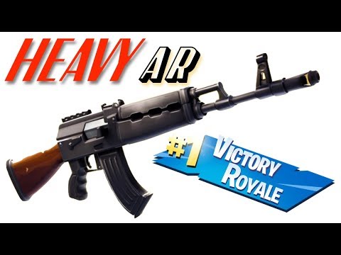 FORTNITE HEAVY AR IS THE BEST! (New Item) - YouTube