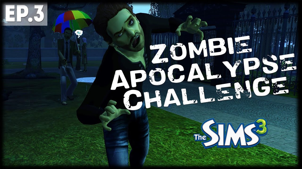🧟‍♀️Zombie Protesters & Inevitable Deaths ☠ // Sims 3 Zombie Apocalypse ...