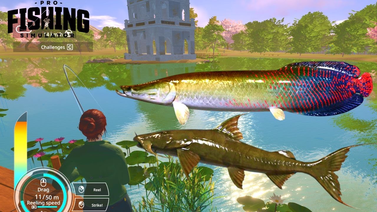 34 KG Arapaima + 21 KG Mekong Catfish + Giant Carp | Pro Fishing Simulator | Ep 7 - YouTube