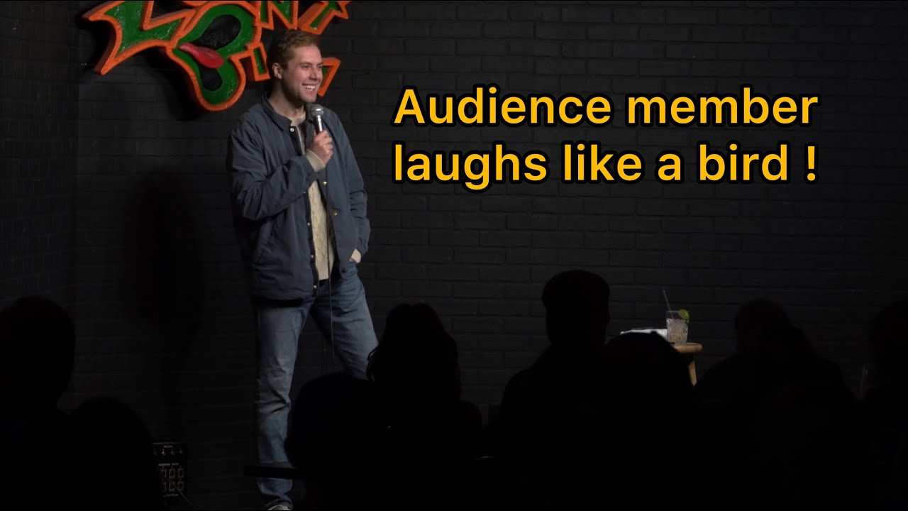 Comedian Bo Johnson and the Audience Member Who Laughs Like a Bird ...